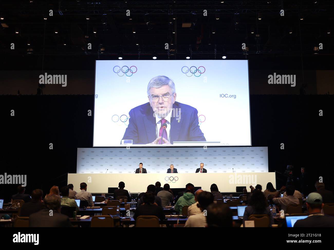 Mumbai, India. 16th Oct, 2023. International Olympic Committee (IOC ...