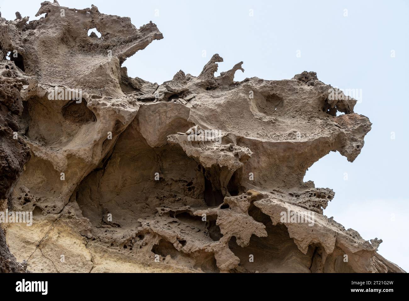The Valley of the Statues. Hormozgan Province, Hormuz Island Iran Stock ...