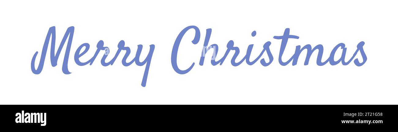 Cartoon illustration words merry christmas hi-res stock photography and ...