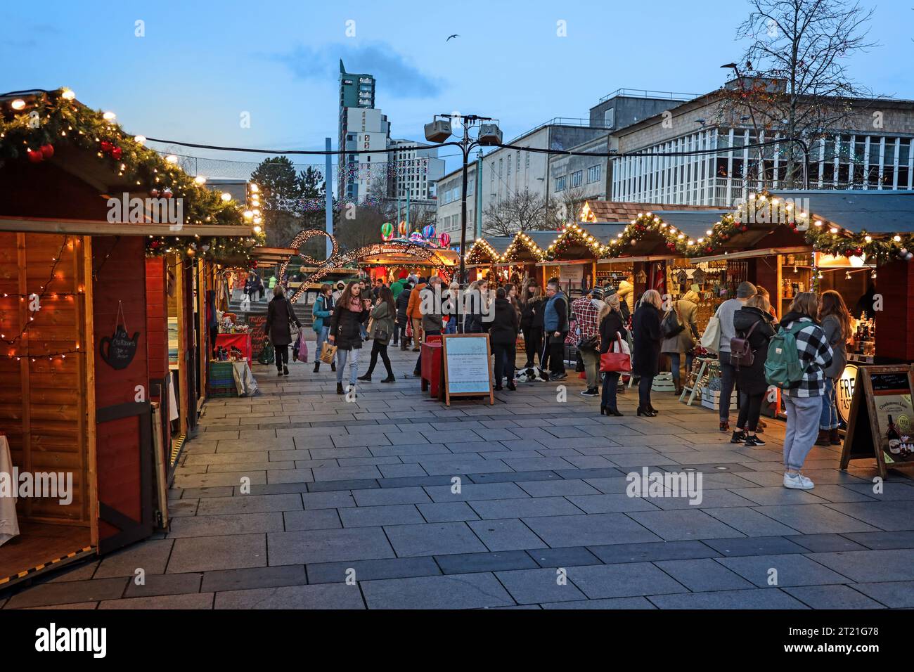 Plymouth christmas market hi-res stock photography and images - Alamy