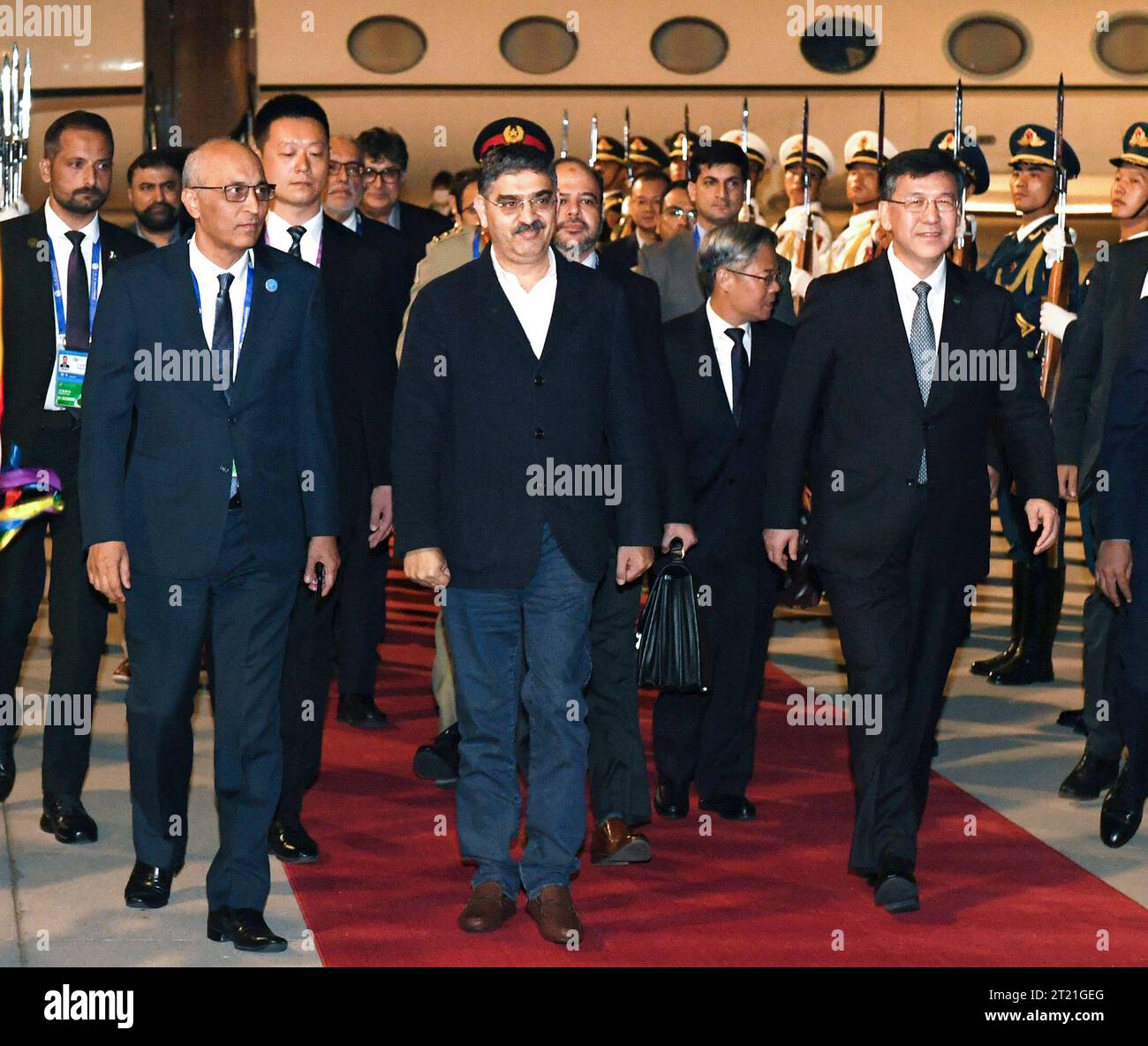 Beijing, China. 16th Oct, 2023. Pakistan's Prime Minister Anwar-ul-Haq ...