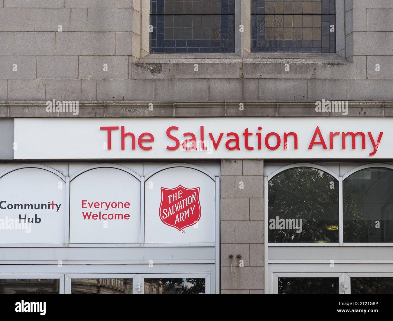 ABERDEEN, UK - SEPTEMBER 14, 2023: The Salvation Army community hub ...