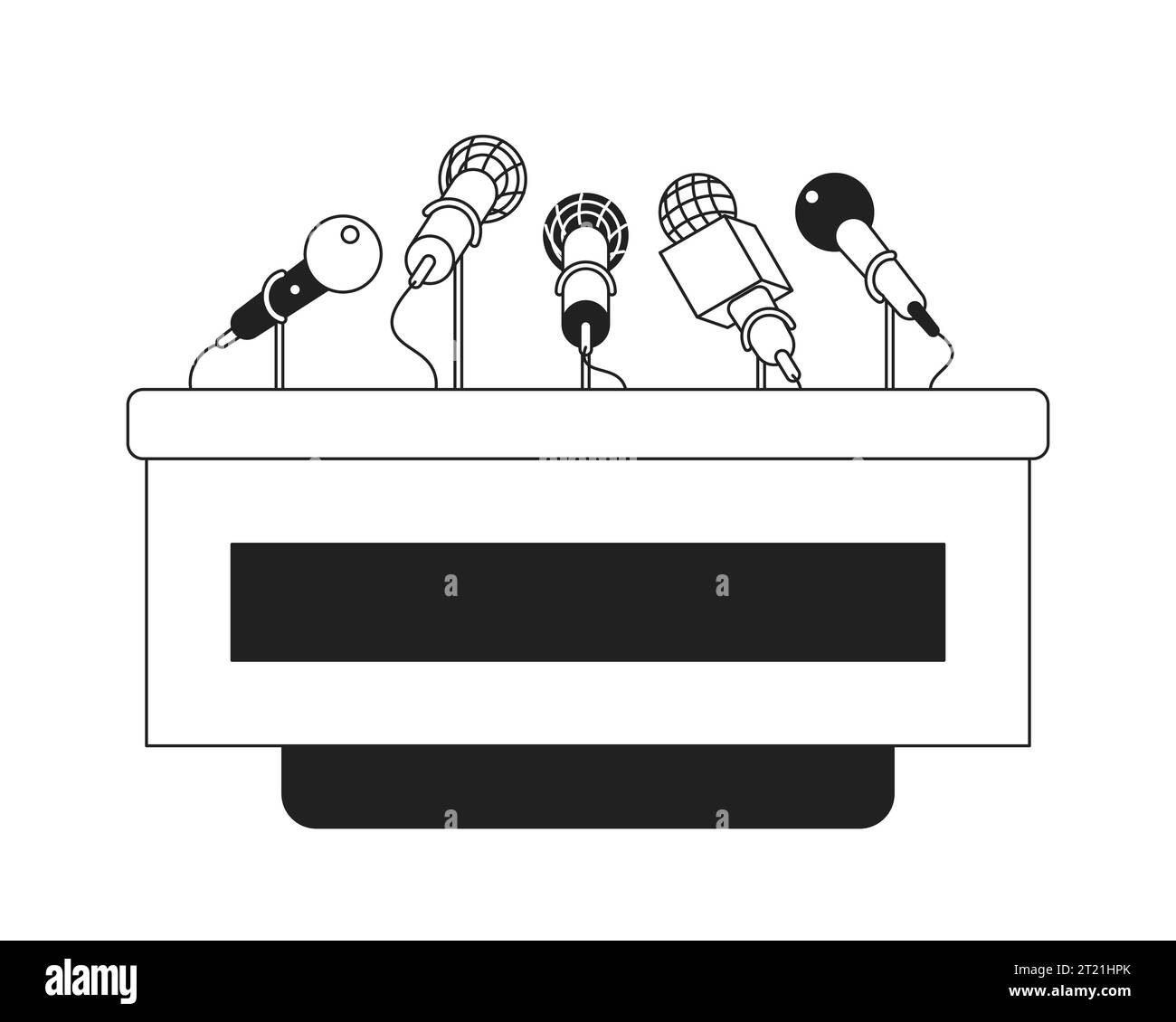 Media briefing Black and White Stock Photos & Images - Alamy