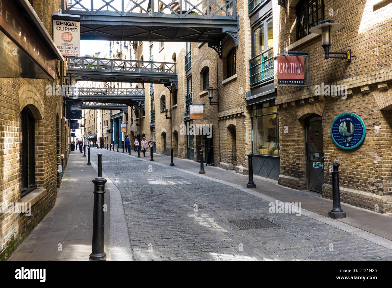 Converted warehouses in Shad Thames, a historic riverside street next ...