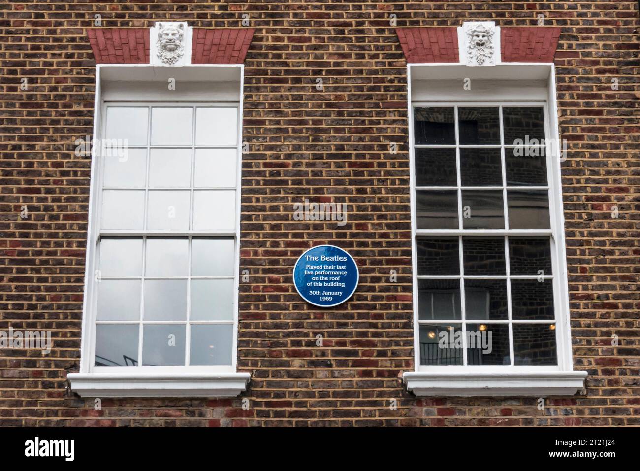 3 Saville Row, London, where the Beatles performed an impromptu concert ...