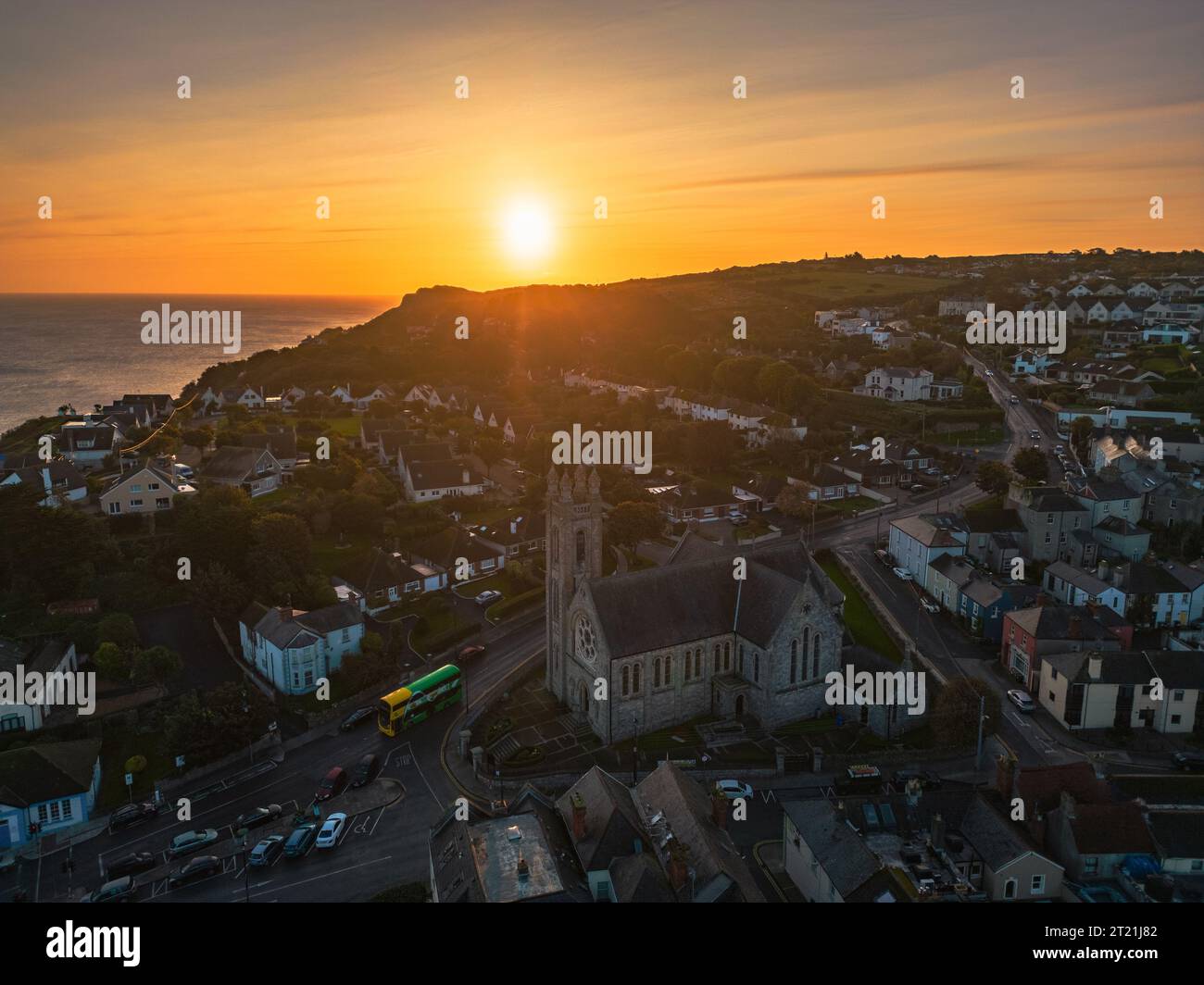 September sunrise at Howth Stock Photo - Alamy