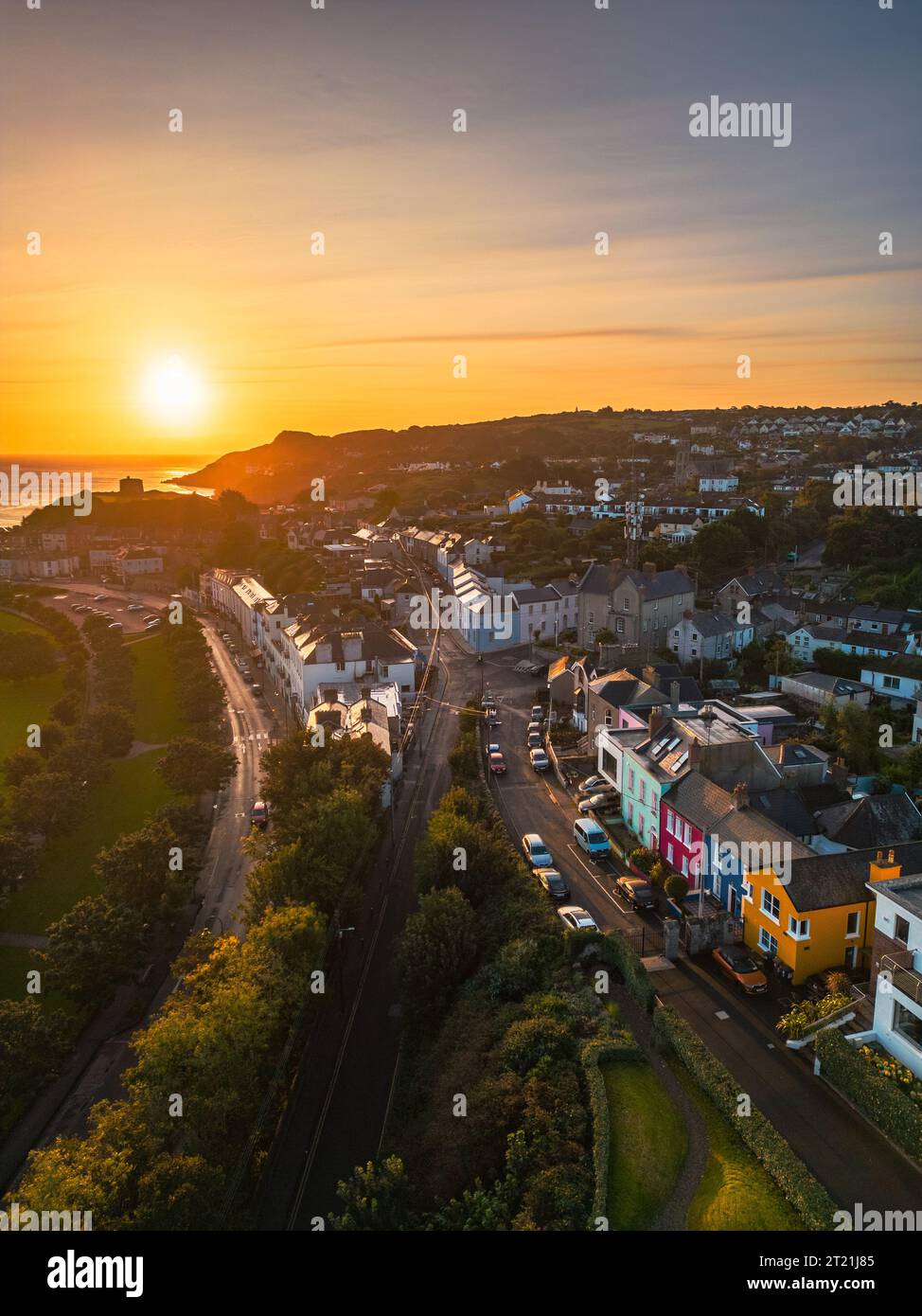 September sunrise at Howth Stock Photo - Alamy