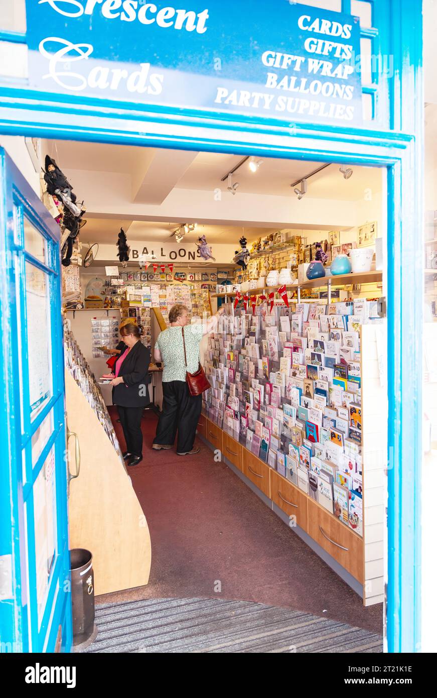 Greeting card shop Windermere Stock Photo - Alamy