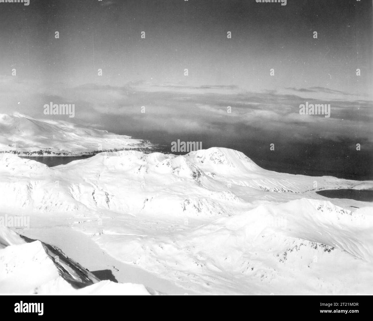 World War II photograph from Attu Island in Alaska’s Aleutian chain ...
