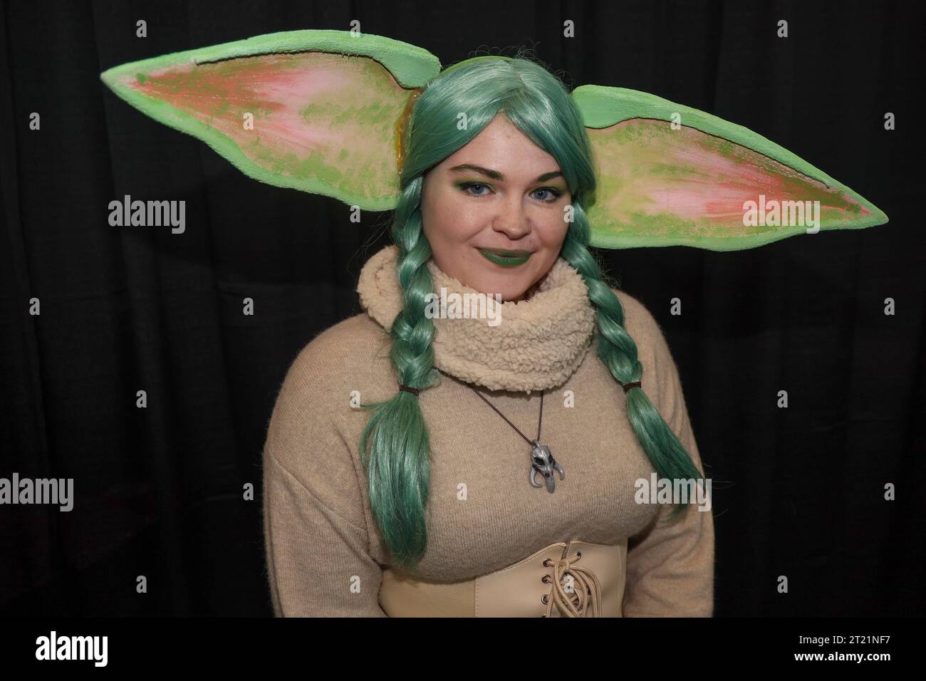 Grogu is played by Alex of Knoxville, Tennessee for New York Comic Con ...