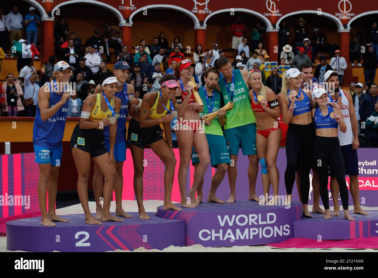 October 15, 2023, Tlaxcala, Mexico: Silver medalist Eduarda 'Duda ...