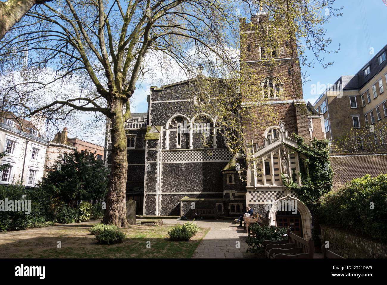 St Bartholomew the Great Church, The City of London, England Stock ...