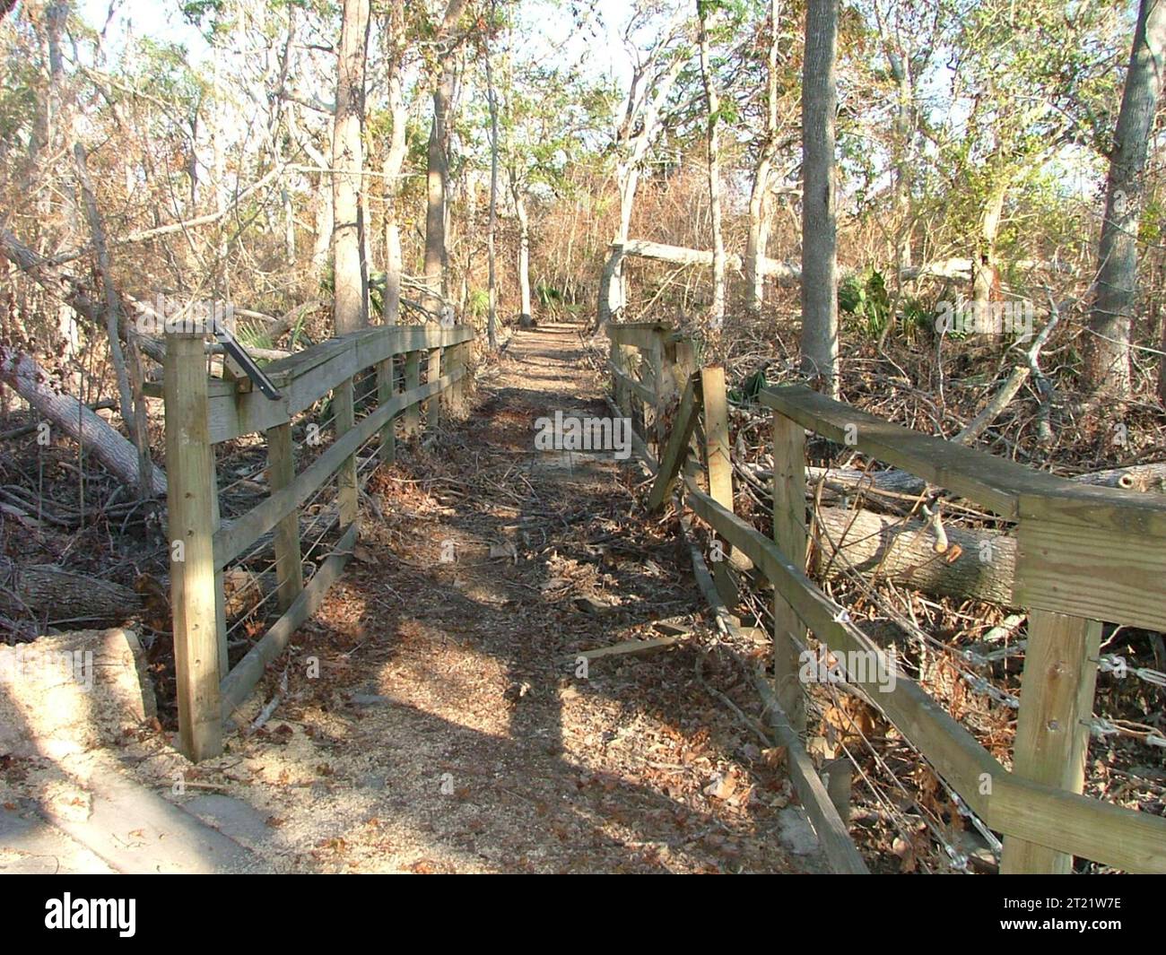 Hurricane Katrina damage to Ridge Trail. Subjects: Buildings ...