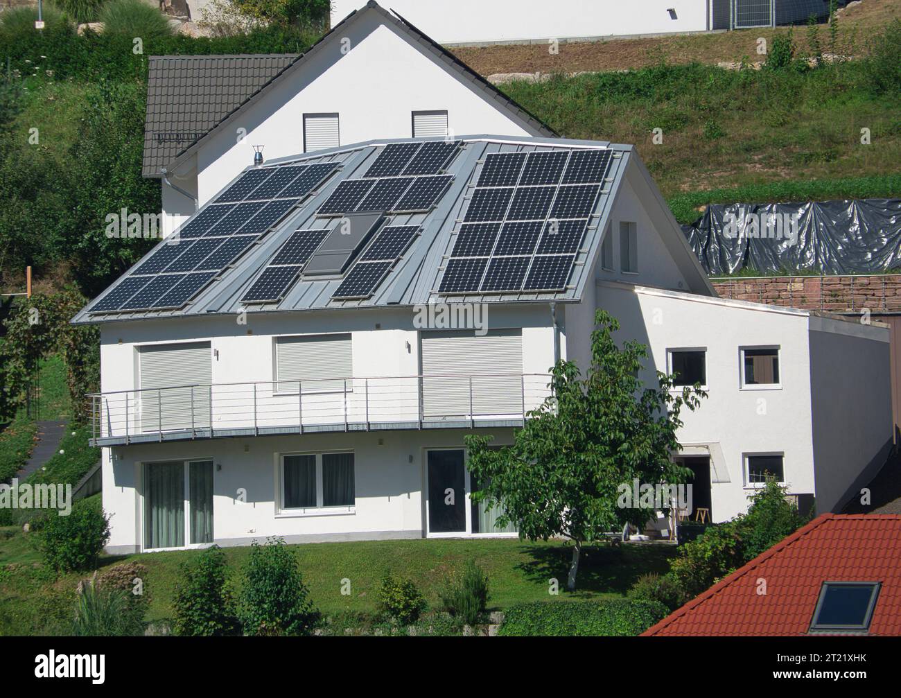 Balconies with solar panels hi-res stock photography and images - Alamy