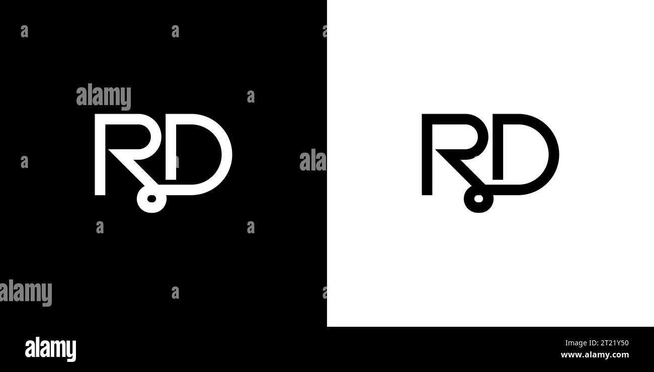 RD logo, RD Monogram, Initial RD Logo, Letter RD logo, Icon, Vector ...