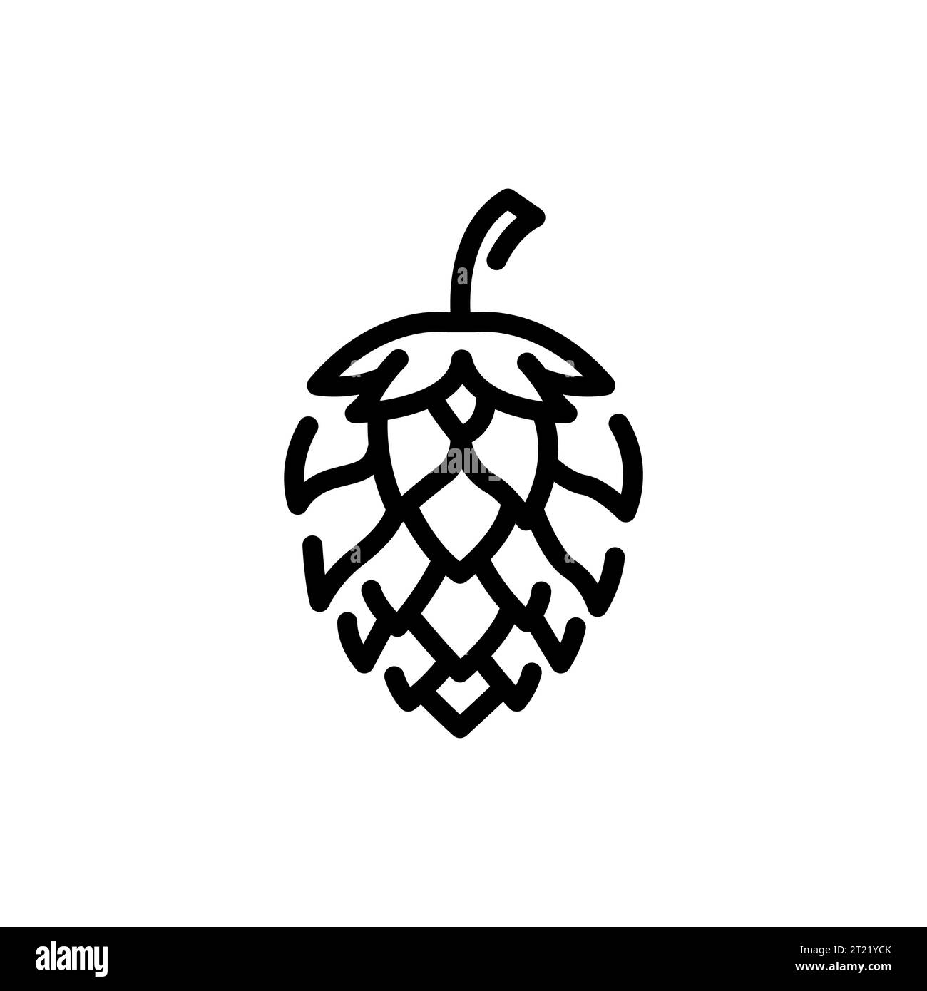 Hop black line icon. Pictogram for web page, mobile app, promo Stock ...