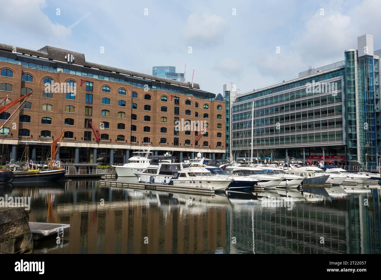 St Katharine Docks, London, England Stock Photo - Alamy