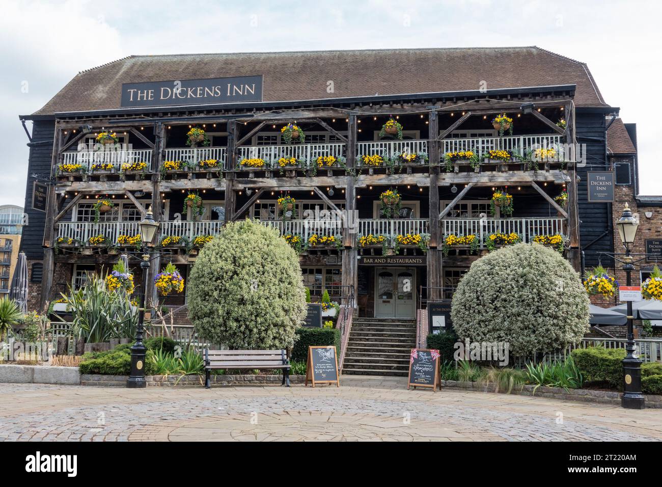 The Dickens Inn at St Katharine Docks, London, England Stock Photo - Alamy