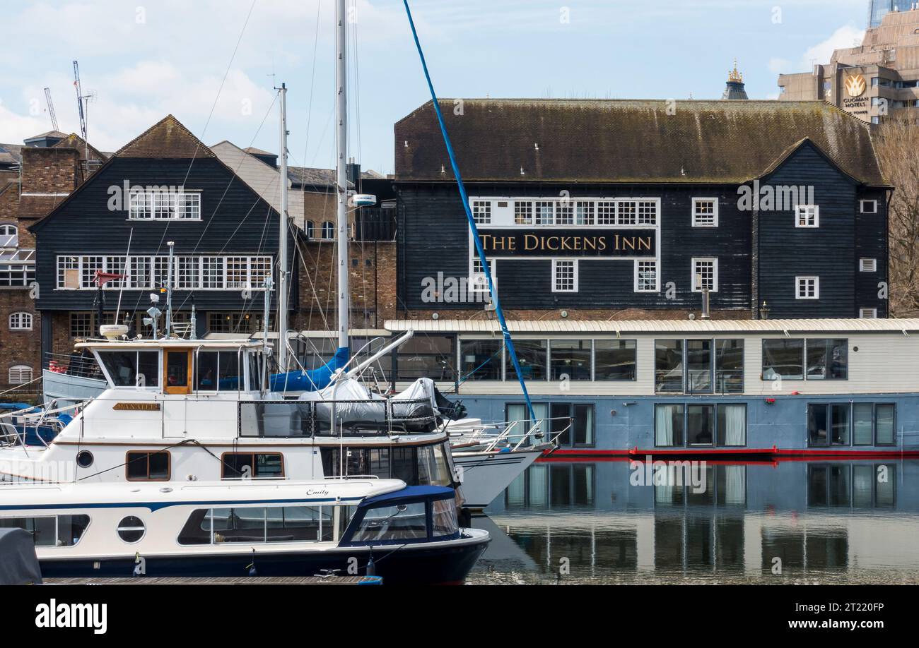 The Dickens Inn Pub at St. Katharine Docks, London Stock Photo - Alamy