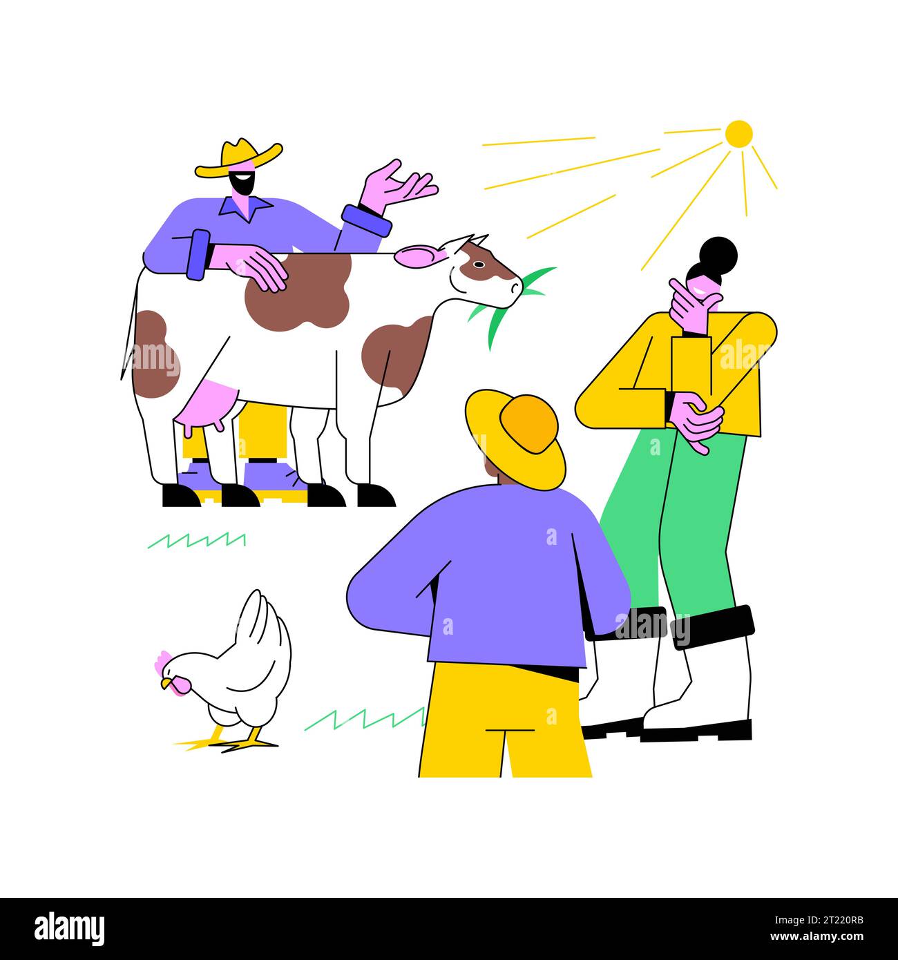 Group Of Farmers Clipart