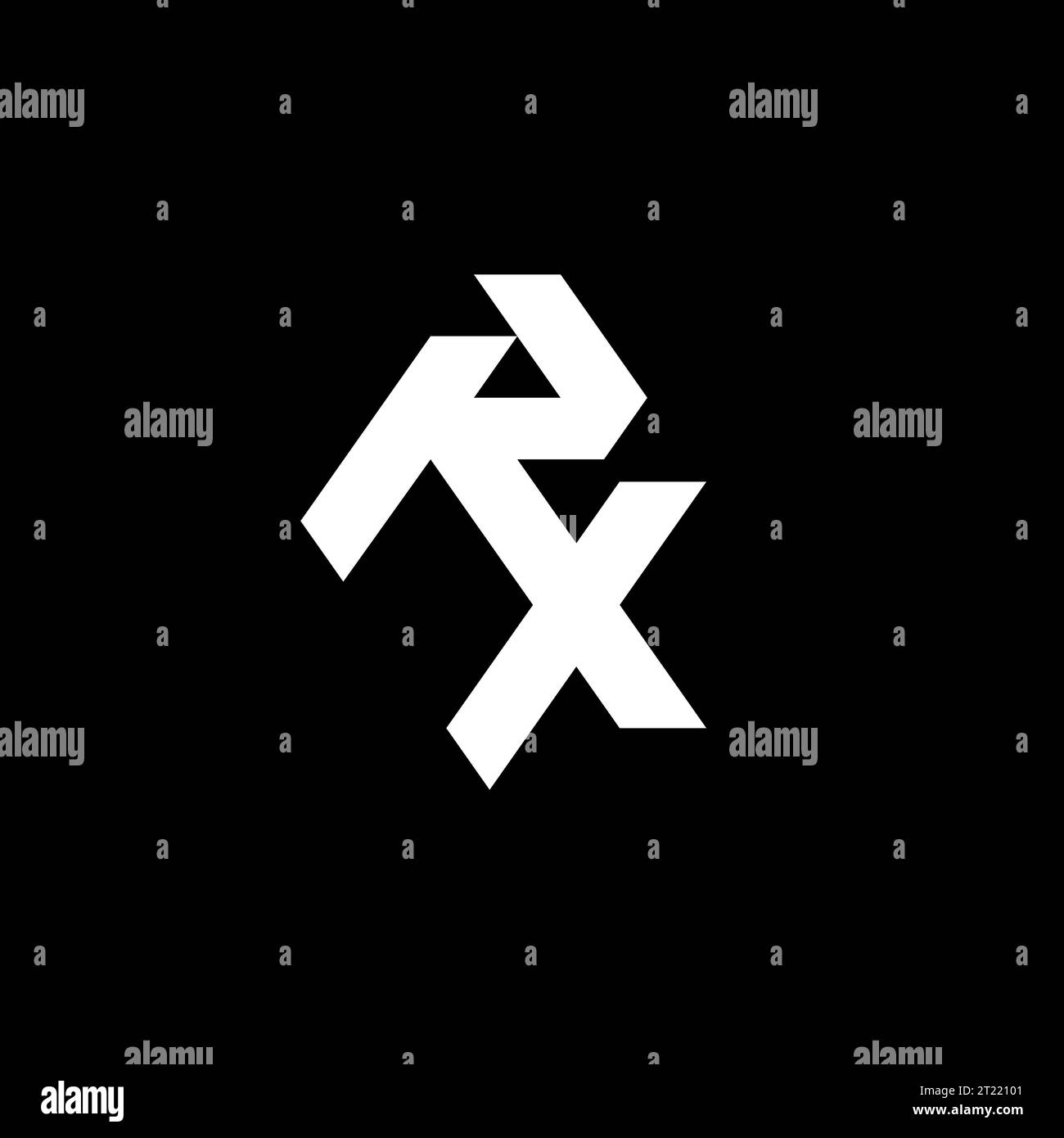 RX logo, RX Monogram, Initial RX Logo, Letter RX logo, Icon, Vector ...