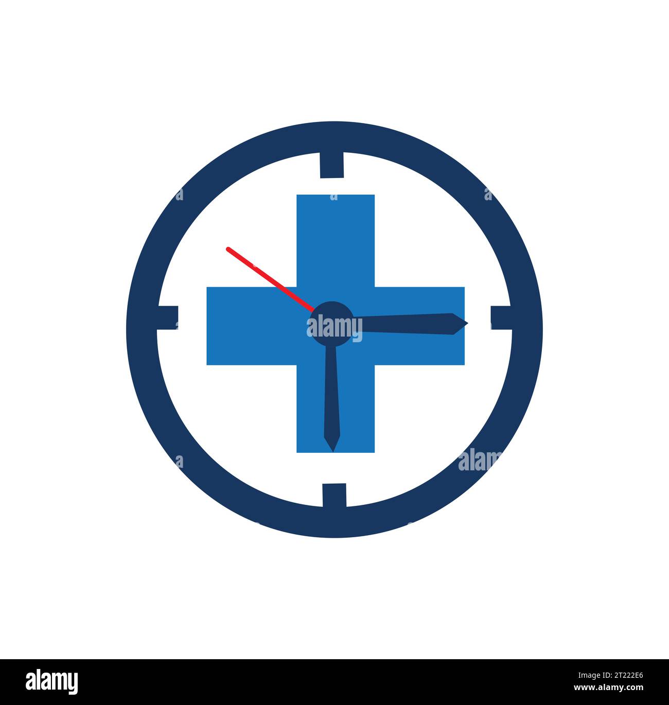 Medical Logo Health Icon isolated on White Background. Flat Vector Logo ...