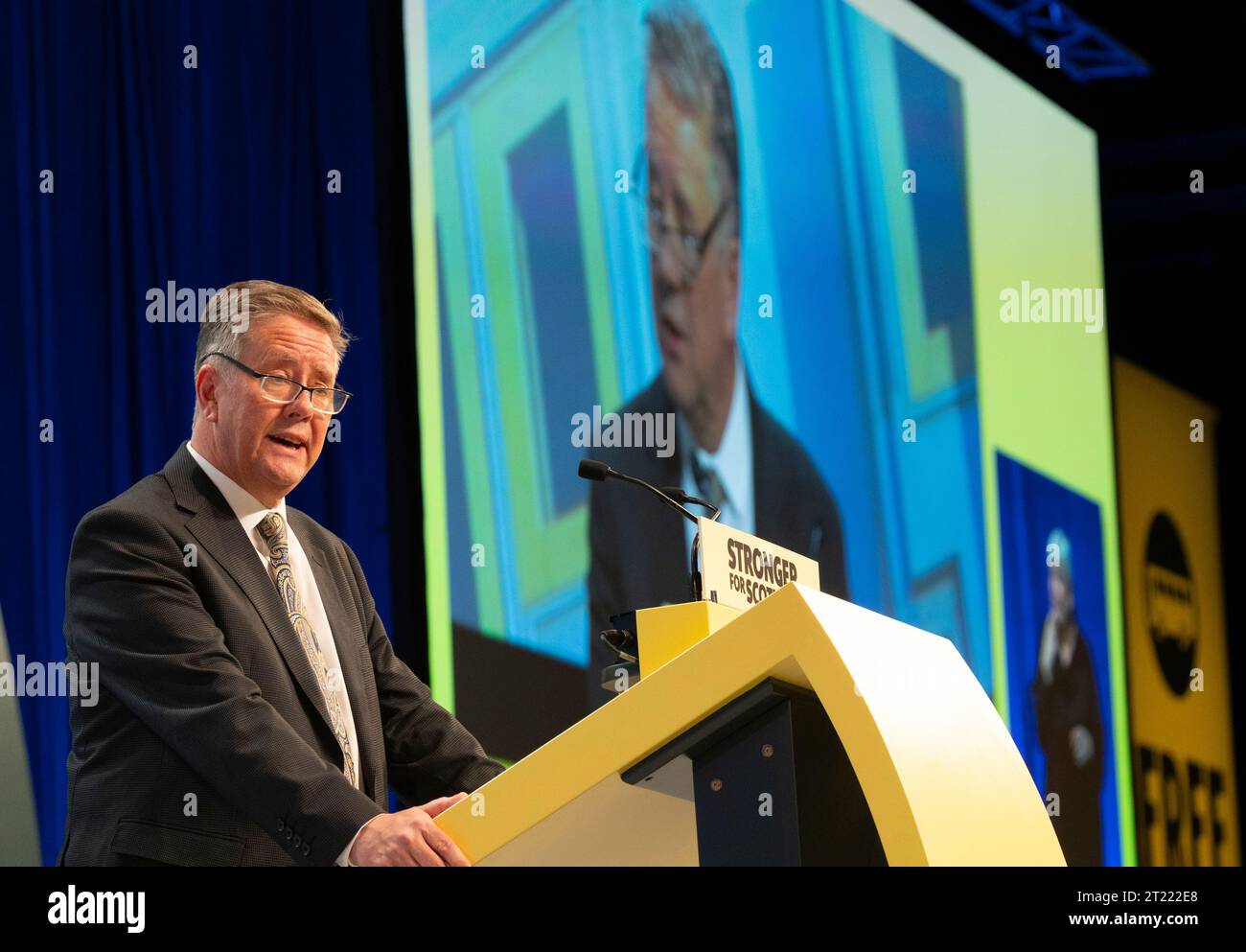 Aberdeen, Scotland, UK. 16th October 2023. Day two at the SNP annual ...