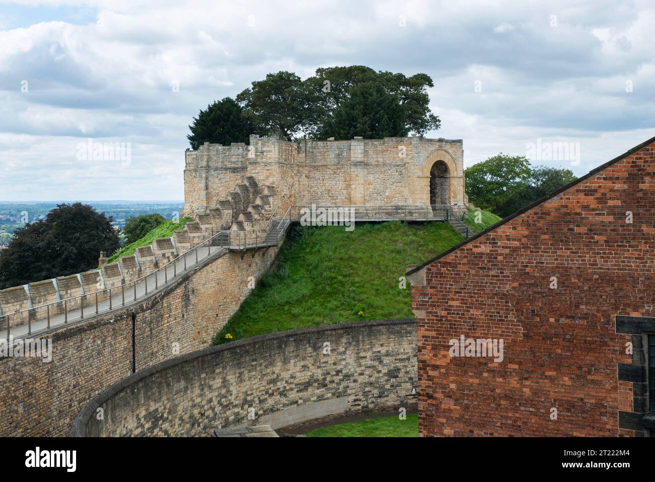 The circa 12th Century 'Lucy Tower' stands on one of the two mottes in ...