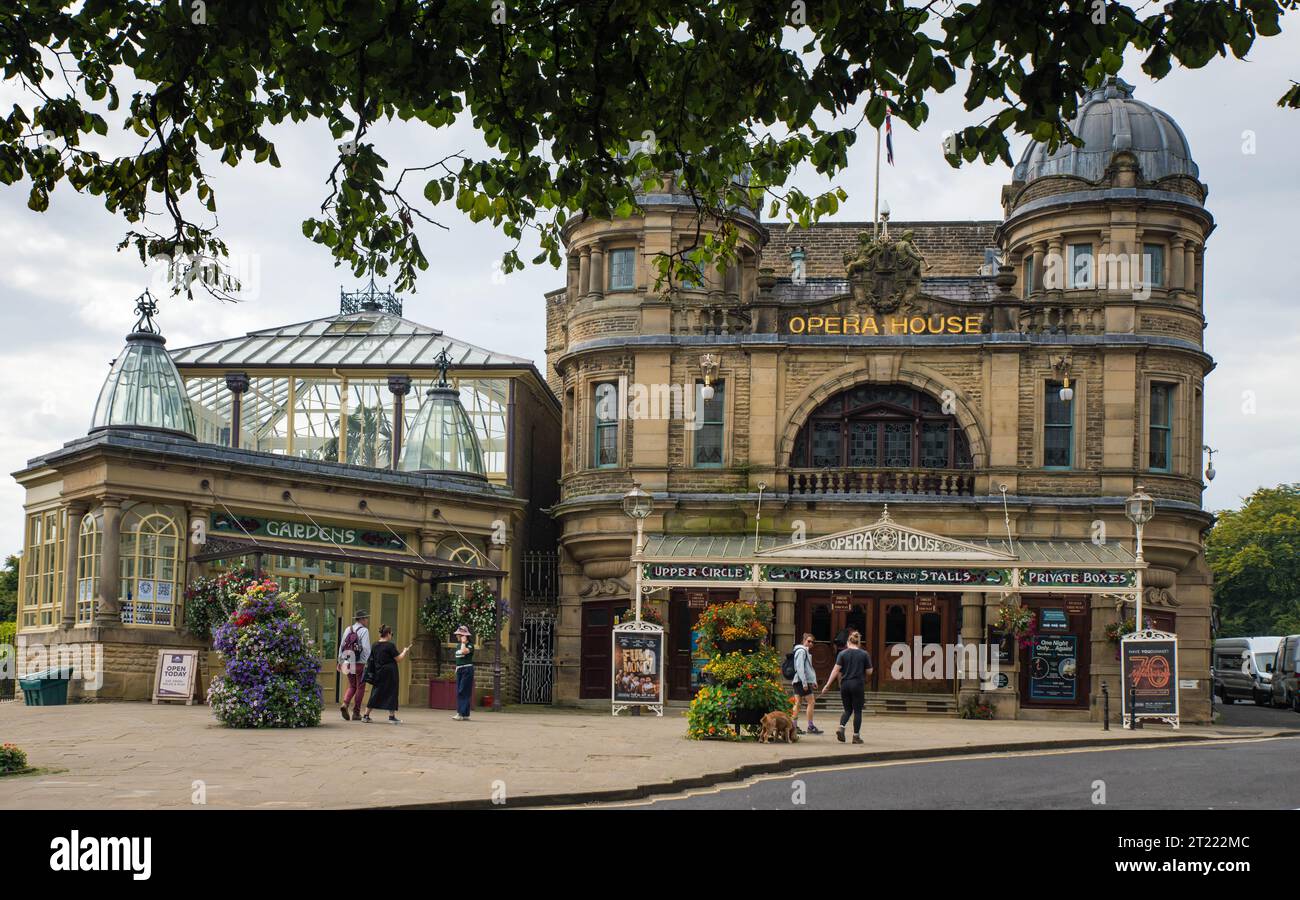 The 902 seat Buxton Opera House with the entrance to the Pavillion ...