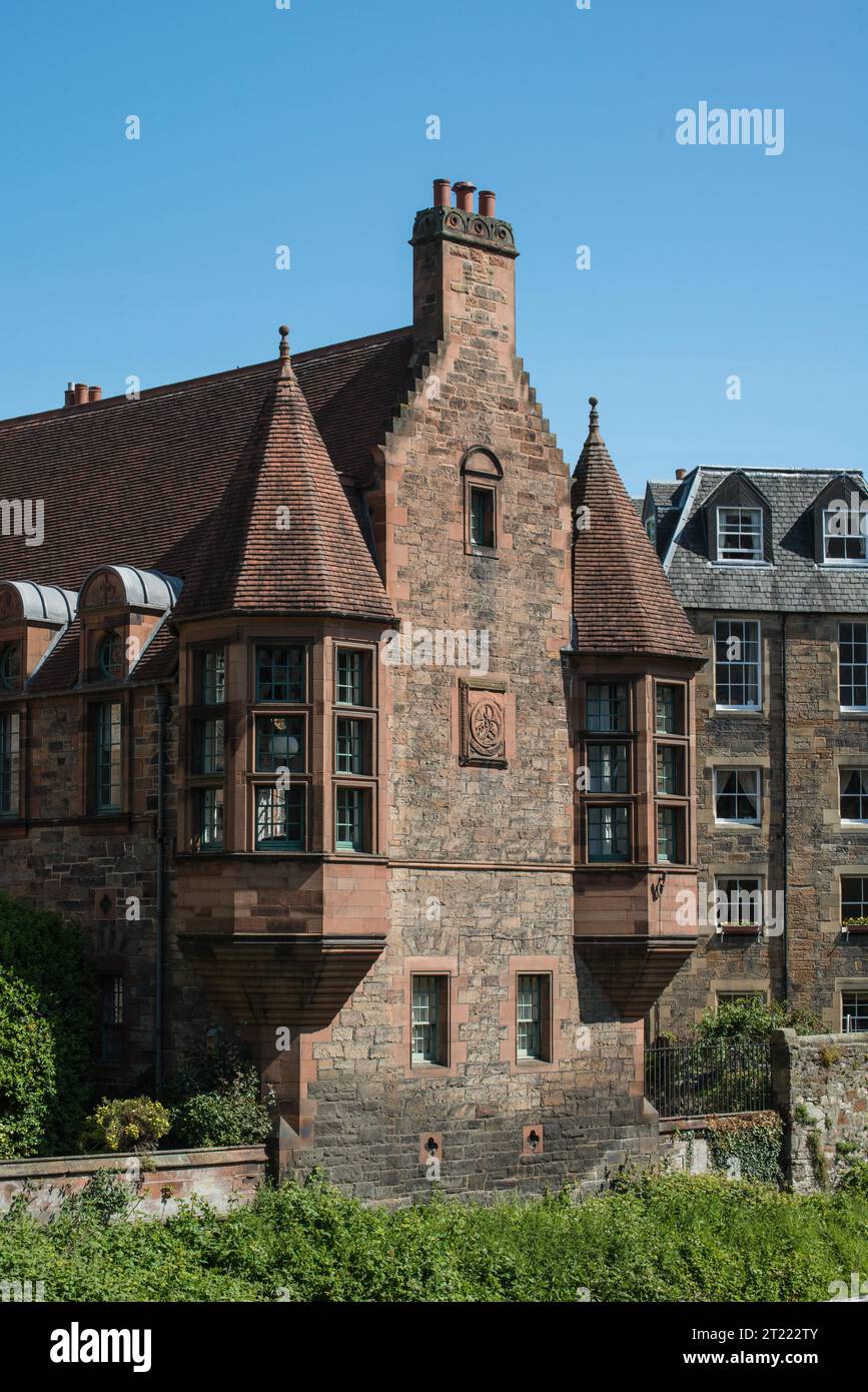 The southern end of the red sandstone Gothic Parish Church in Dean ...
