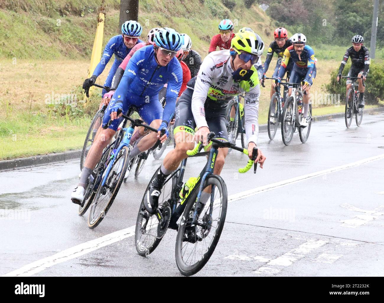 Utsunomiya, Japan. 15th Oct, 2023. Portuguese cyclist Rui Costa of ...