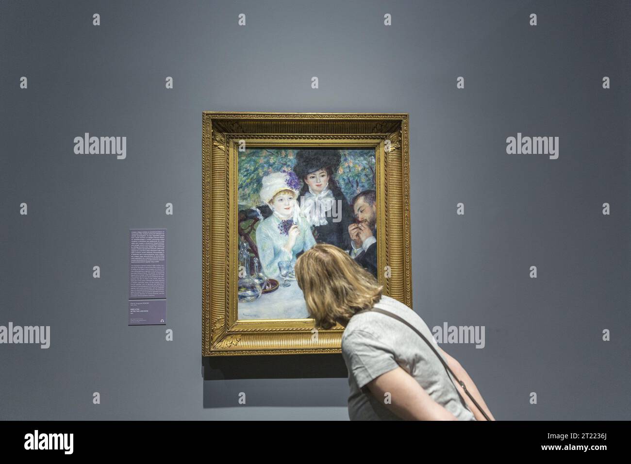 Renoire exhibition in Budapest Stock Photo - Alamy