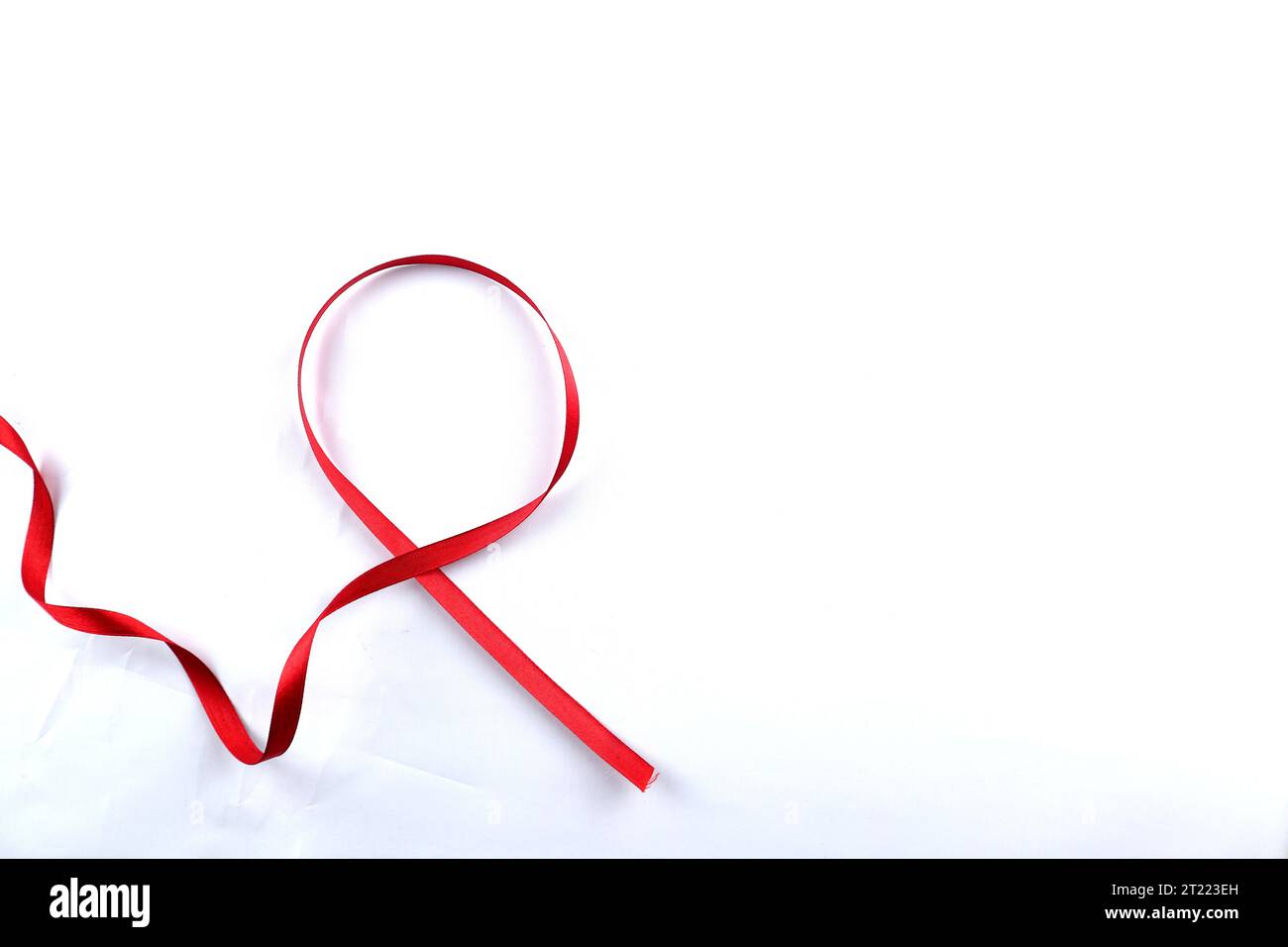 Red Support Ribbon Stock Photo - Alamy