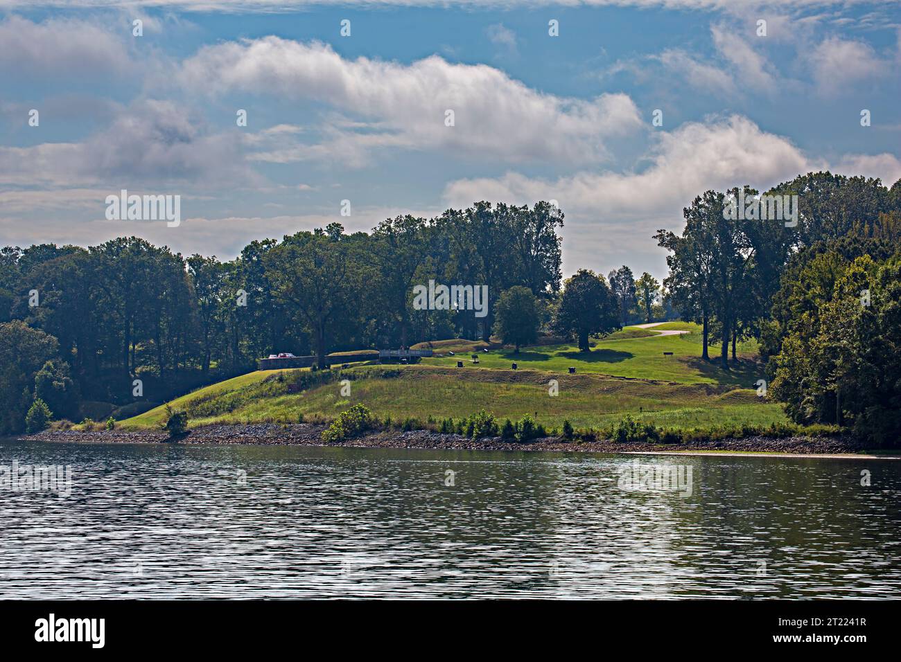 Fort Donelson, Dover, Tennessee. Confederate fort on the banks of the ...