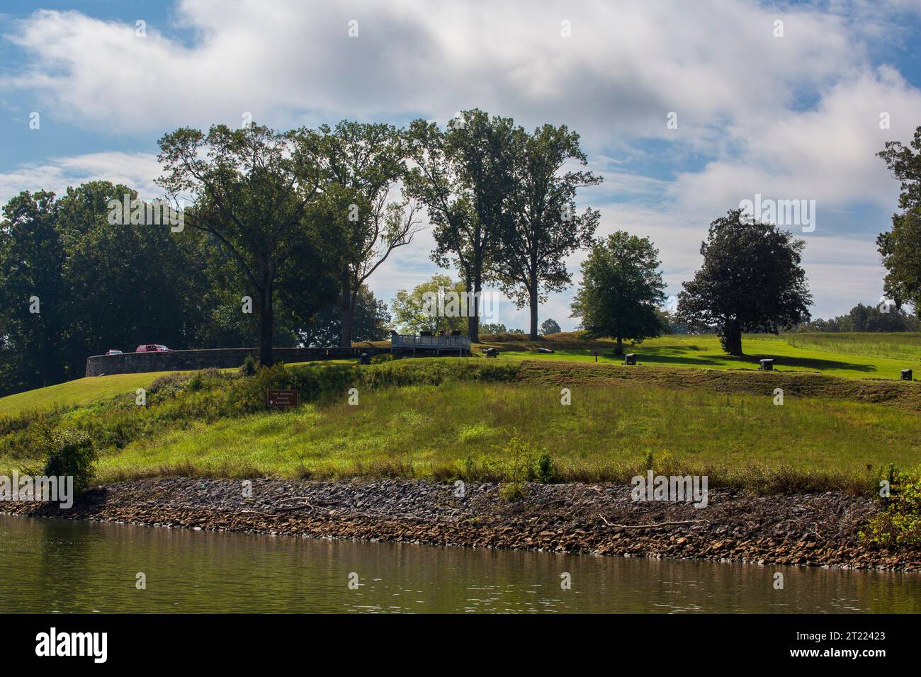 Fort Donelson, Dover, Tennessee. Confederate fort on the banks of the ...
