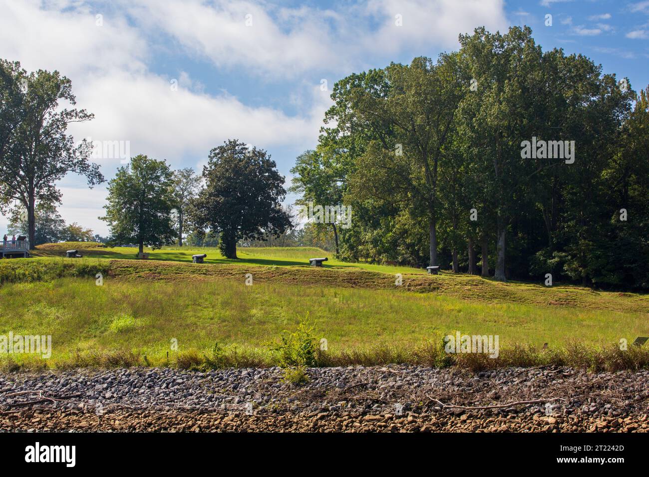 Fort Donelson, Dover, Tennessee. Confederate fort on the banks of the ...