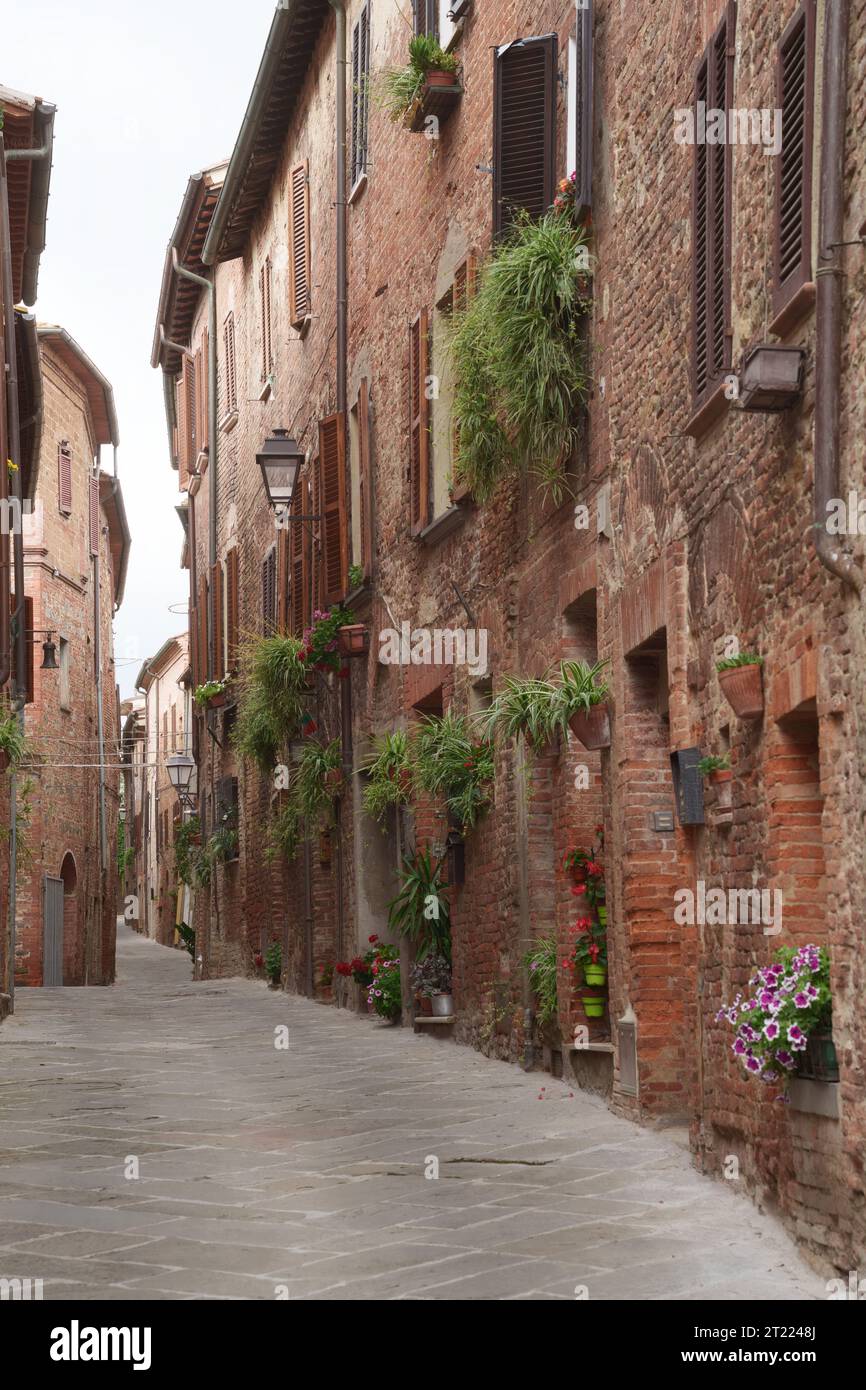 Torrita di Siena, historic town in Tuscany, Italy Stock Photo - Alamy