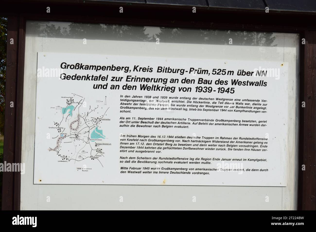 Westwall Anti-Tank Barriers from WW2 Stock Photo - Alamy