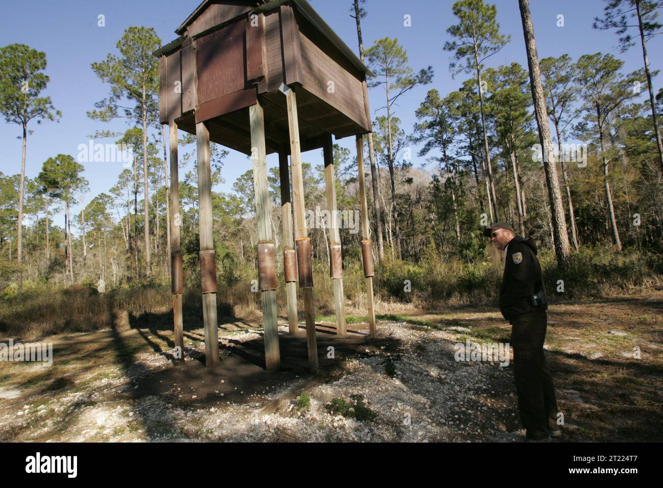 Bat houses are used to support bat conservation efforts on the refuge ...