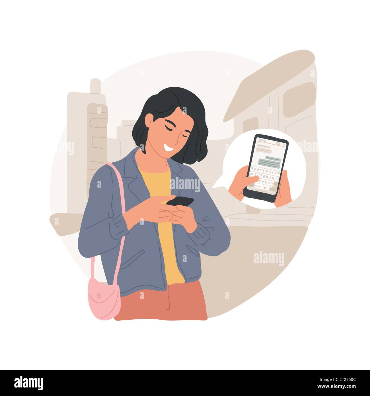 Story from the street Stock Vector Images - Alamy