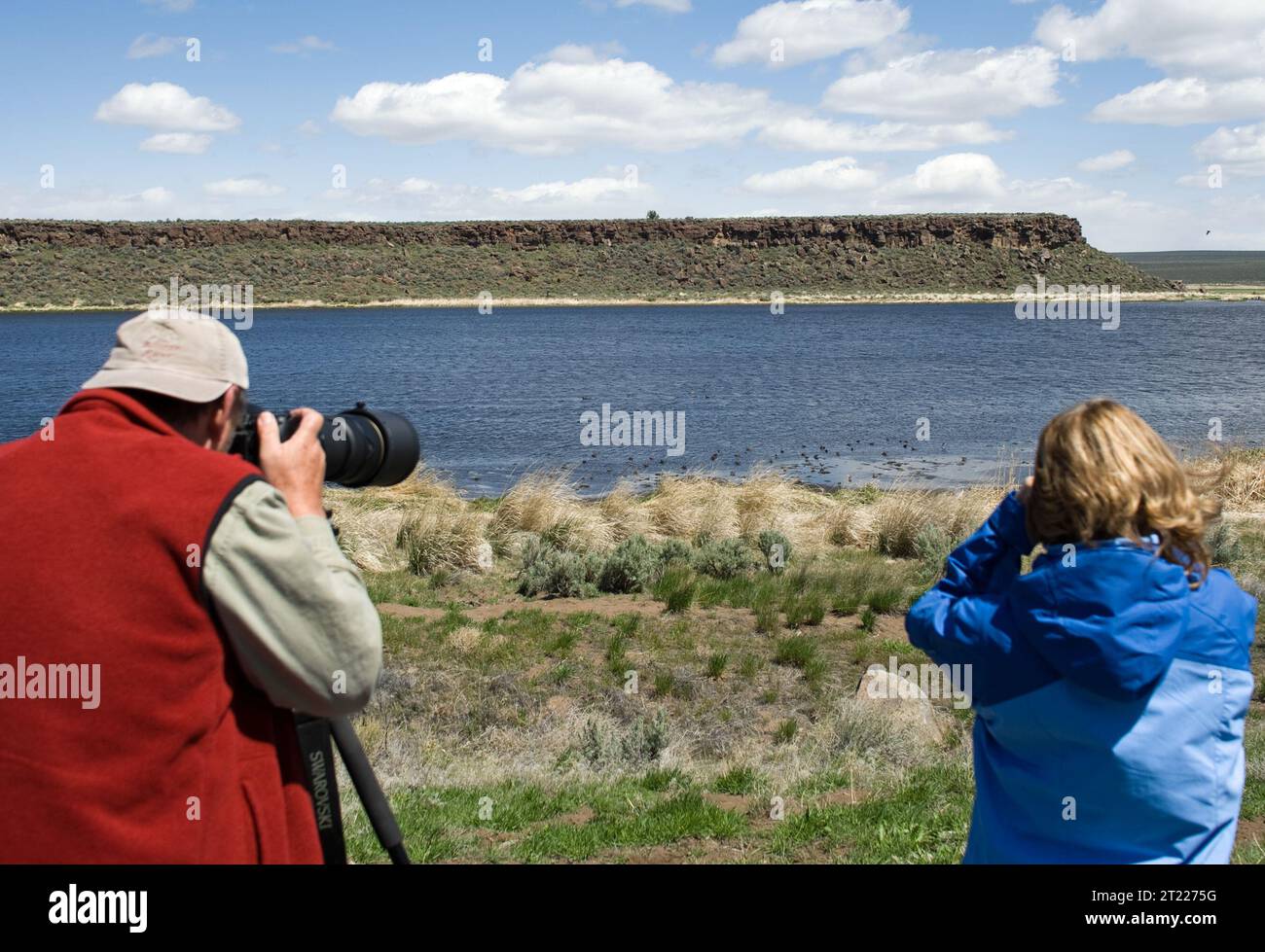 Dave Parsons, volunteer photographer and Sallie Gentry, Fish and ...