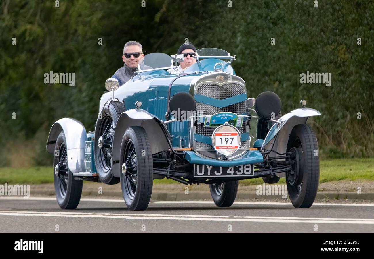 Bicester,Oxon.,UK - Oct 8th 2023: 1930, beautifully restored, blue Ford ...