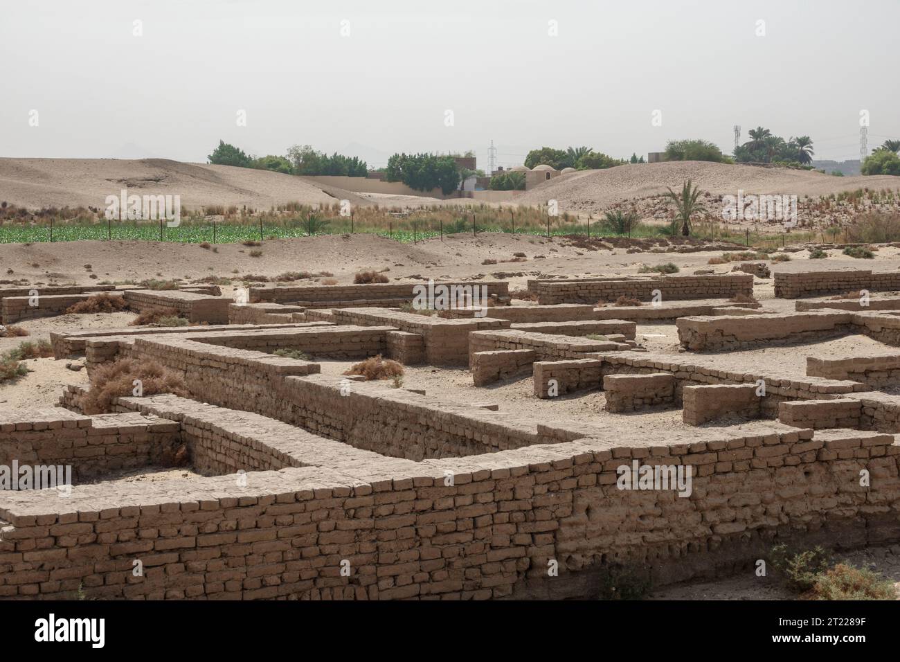 The Palace complex of Amenhotep III at Malkata, south of Medinet Habu ...