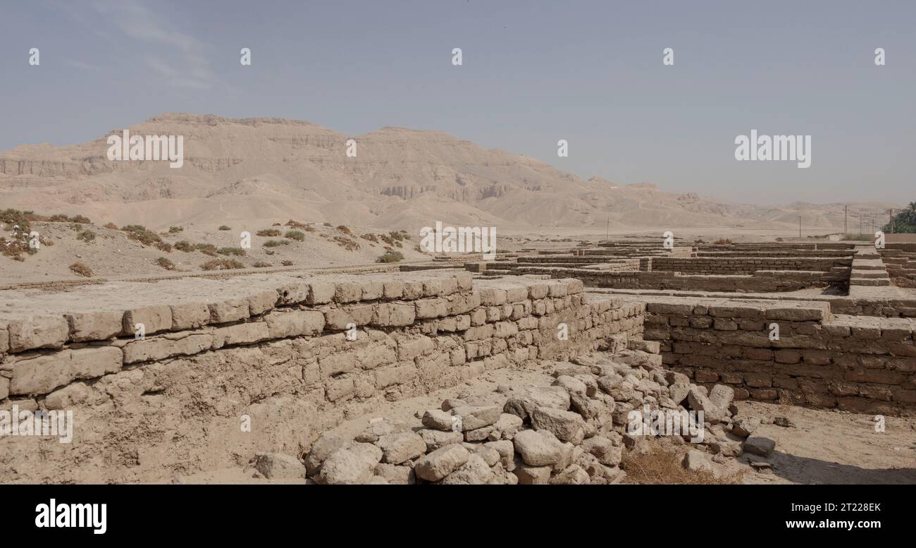The Palace complex of Amenhotep III at Malkata, south of Medinet Habu ...
