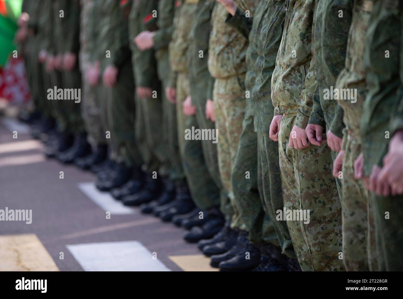 Combat boot line hi-res stock photography and images - Alamy