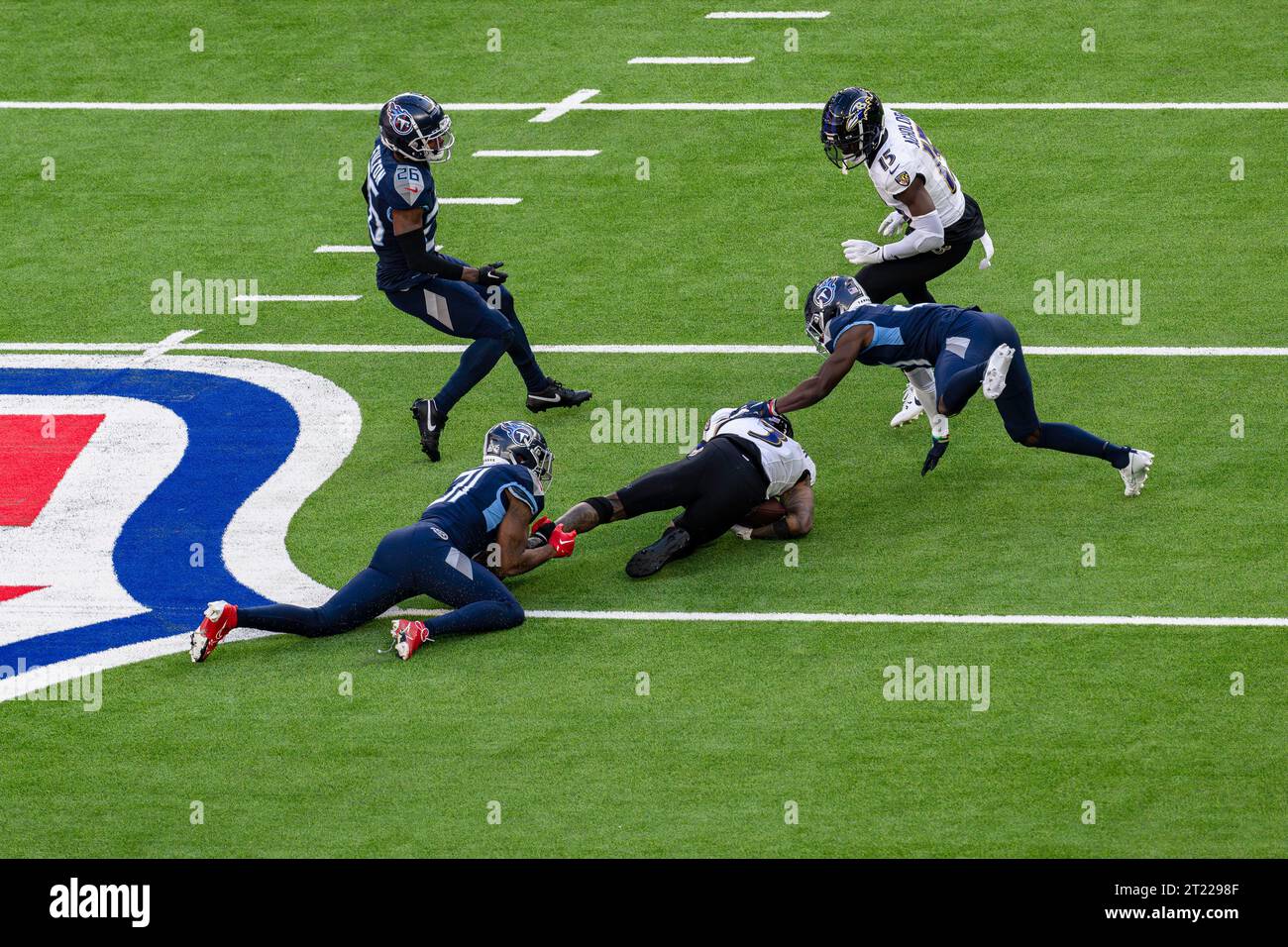 LONDON, UNITED KINGDOM. 15th, Oct 23. Odell Beckham Jr. of Baltimore ...