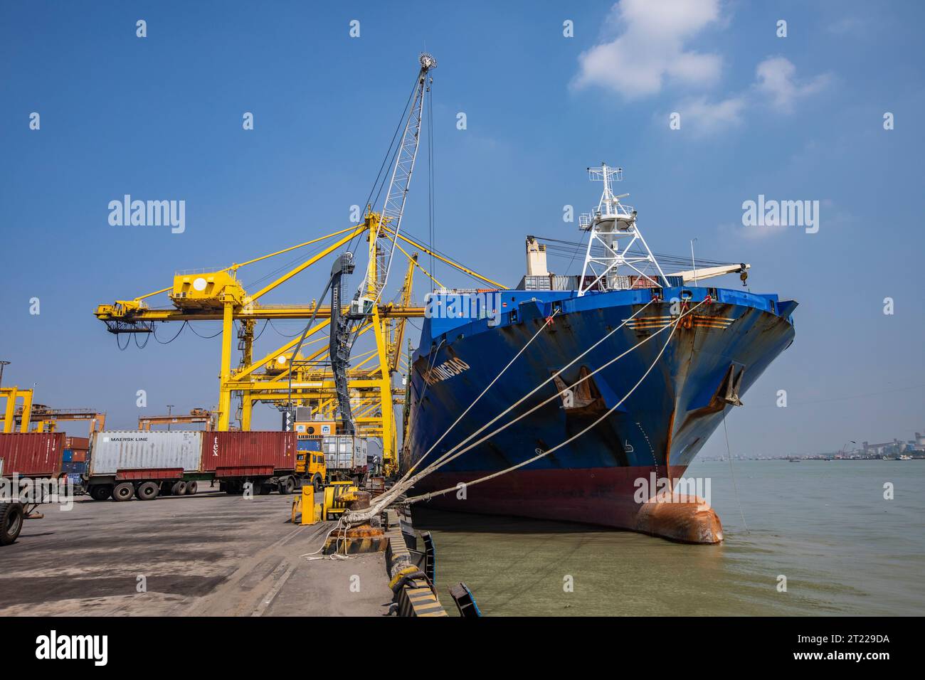 Chittagong Port is the principal seaport in Bangladesh. Located in ...