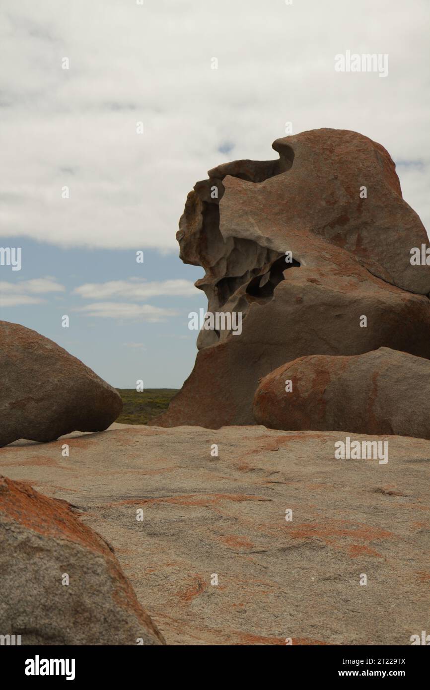 Iconic Remarkable Rocks on Kangaroo Island, South Australia Stock Photo ...