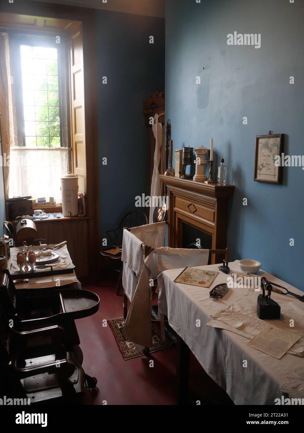 Room for feeding and caring for babies and toddlers Victorian manor ...