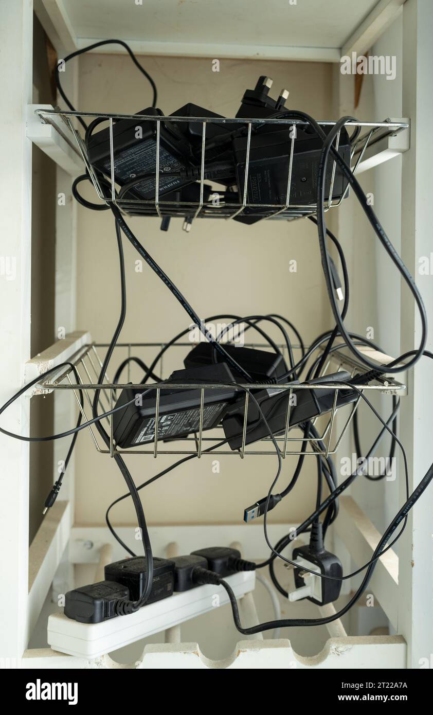 Tangled Wires Tangled Wires Hi Res Stock Photography And Images